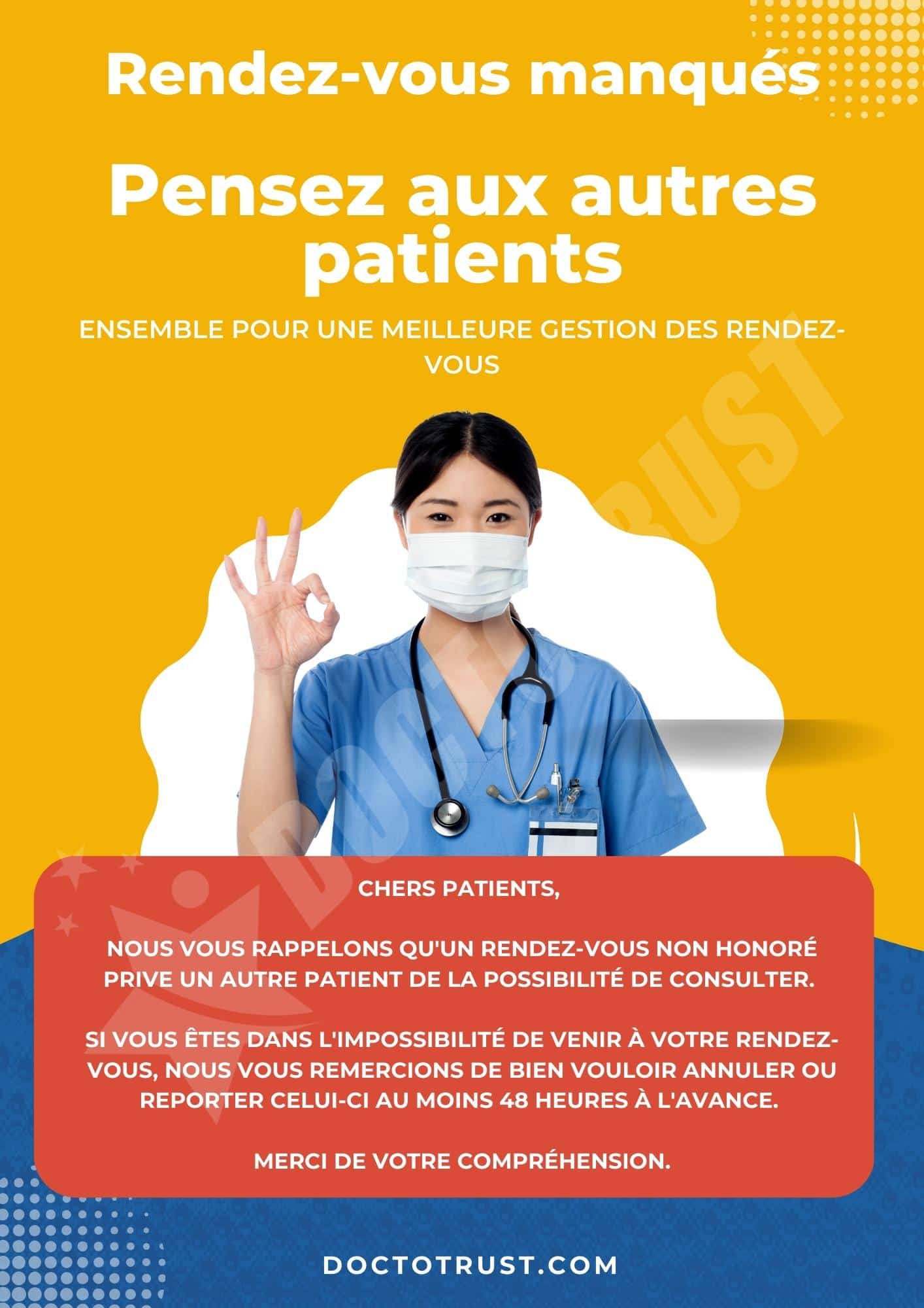 Cabinet dentaire: Liste des affichages obligatoires - MediTrust