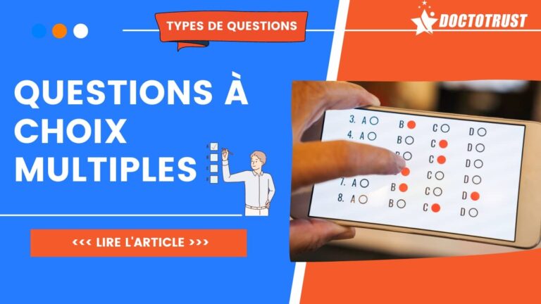 Les Questions à Choix Multiple Types Variantes Et Avantages Pour Des